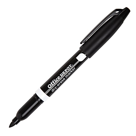 Office Depot Brand Low Odor Dry Erase Markers Fine Point 100percent ...