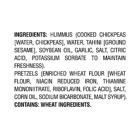 Sabra Snackers Classic Hummus With Pretzels 4.56 Oz Pack Of 6 ...