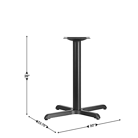 Flash Furniture Restaurant Table X Base With 3 Diameter Table Height ...