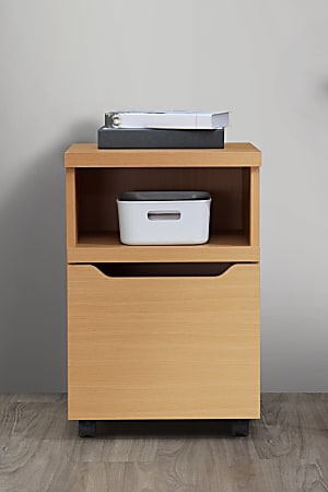 Office Star Denmark 17 D Rolling Vertical File Cabinet With Lockdowel ...