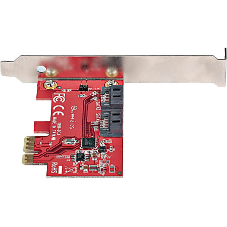 StarTech.com SATA PCIe Card 2 Port PCIe SATA Expansion Card 6Gbps SATA ...