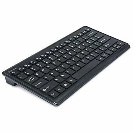 Verbatim Silent Wireless Compact Keyboard and Mouse Wireless RF 2.40 ...