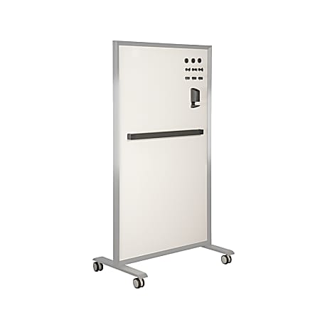 Vari Magnetic Dry Erase Whiteboard 40 x 72 Aluminum Frame With Silver ...