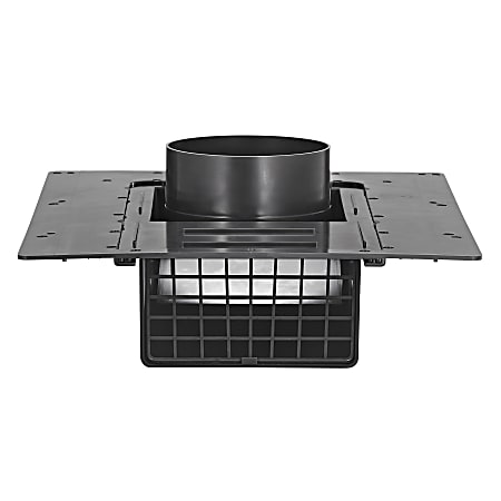 Lambro 4 In. ABS Plastic Roof Exhaust Vent with Damper and Removable ...