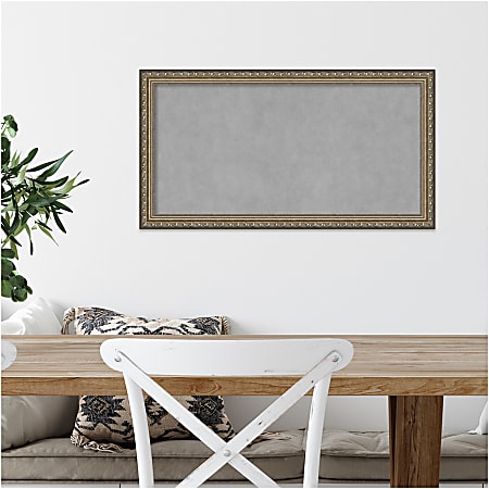 Amanti Art Magnetic Bulletin Board SteelAluminum 26 x 14 Parisian ...