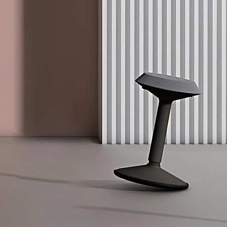 Kore Design Office Adjustable Wobble Stool Gray KDOW5312BB - Office Depot