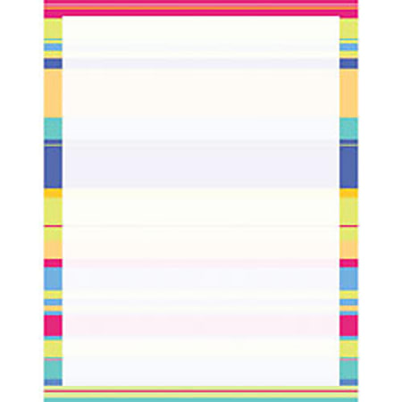 Gartner Studios Design Paper 8 12 x 11 60 Lb Bright Stripes Pack Of 100 ...