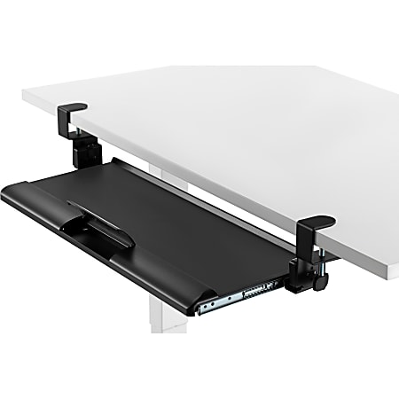 Kantek Clamp Mount for Keyboard Black Metal 1 Each - Office Depot