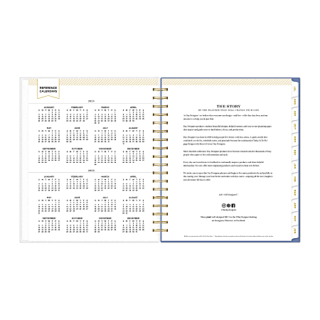 2025 2026 Day Designer DailyMonthly Academic Planner 8 x 10 Veranda ...