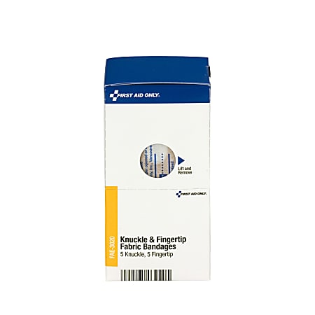 First Aid Only Knuckle Fingertip Bandages Sterilized 5 of Each 10 ...