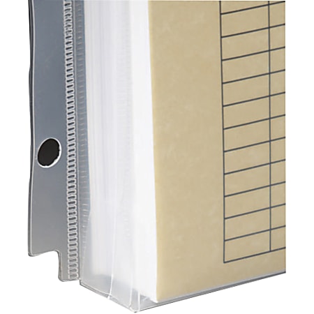 Smead Poly Envelope Document Holders For 3 Ring Binders 1 14 Capacity Clear Pack Of 3 - Office Depot