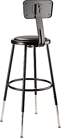 National Public Seating 6400 Series Adjustable Vinyl Padded Science ...