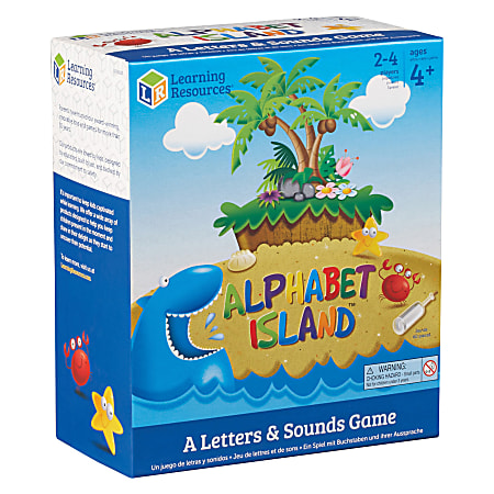 Learning Resources Alphabet Island LetterSounds Game Educational 2 to 4 ...