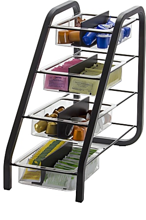 Officemate OIC Vertical Condiment Tray 4 Trays 8 Compartments ...