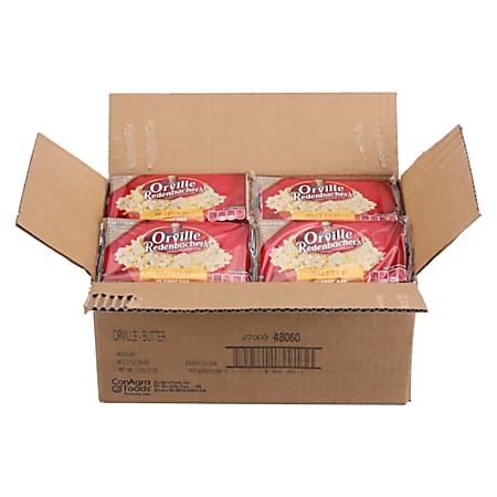 Orville Redenbachers Snack Size Butter Flavored Popcorn 3.3 Oz Case Of ...