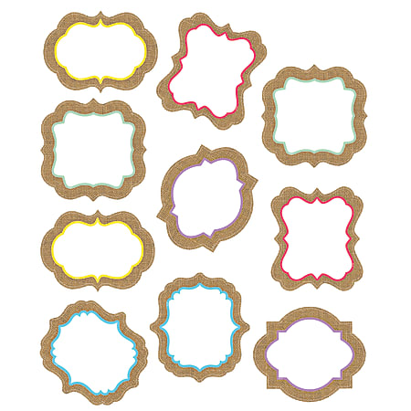 Teacher Created Resources Decorative Accents Shabby Chic Burlap ...