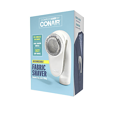 Conair Rechargeable Fabric Shaver White - Office Depot