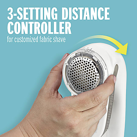 Conair Rechargeable Fabric Shaver White - Office Depot