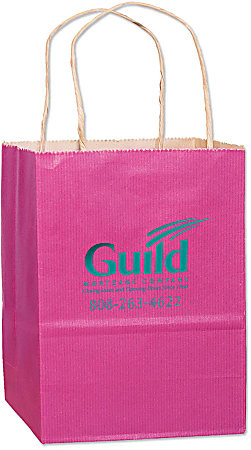 Custom Promotional Matte Finish Paper Bag 10 12 H - Office Depot