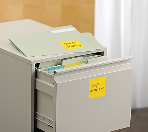 Post it Super Sticky Full Stick Notes 3 x 3 Electric Yellow 25 Sheets ...