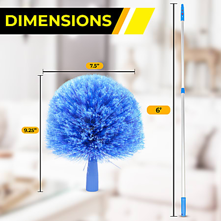 Gritt Commercial Cobweb Duster Brush With Telescopic Pole 6 1116 Brush6 ...