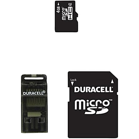 Gigastone 4 GB Class 4 microSD Class 4 1 Card - Office Depot