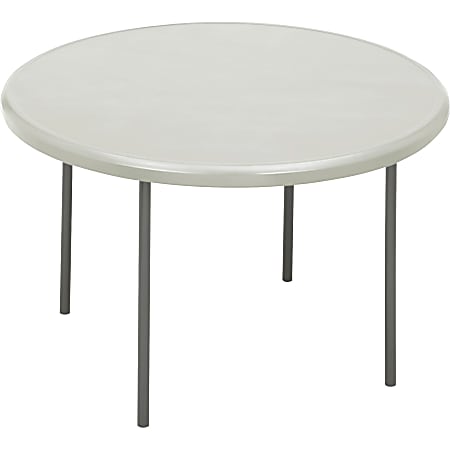 Iceberg Indestruct Table Too Round Folding Table 29 H x 48 D ...