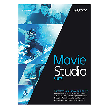 Sony Movie Studio 13 Suite Traditional Disc - Office Depot