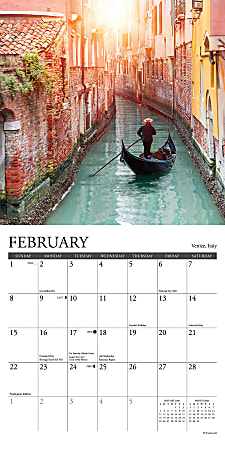 2026 Willow Creek Press Mini Monthly Calendar 7 x 7 Wanderlust January ...