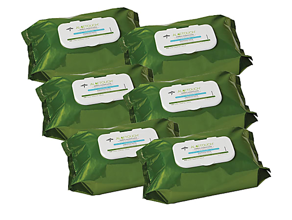 Aloetouch Personal Cleansing Wipes 8 x 12 100 Wipes Per Pack Case Of 6 ...