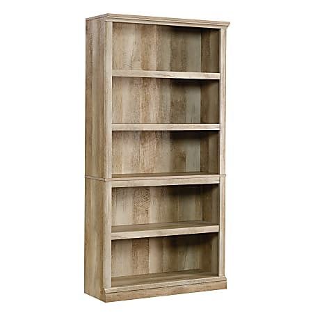 Sauder Select 70 H 5 Shelf Bookcase Lintel Oak Office Depot