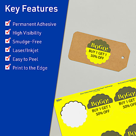 Avery Print To The Edge Labels With Sure Feed Technology 94516 NYP20 ...