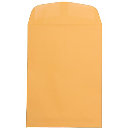 JAM Paper Open End Envelopes 7 12 x 10 12 Brown Kraft Pack Of 100 ...