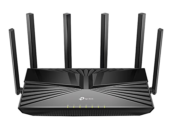 TP Link Archer AX4400 Wireless Wi Fi Router Black - Office Depot