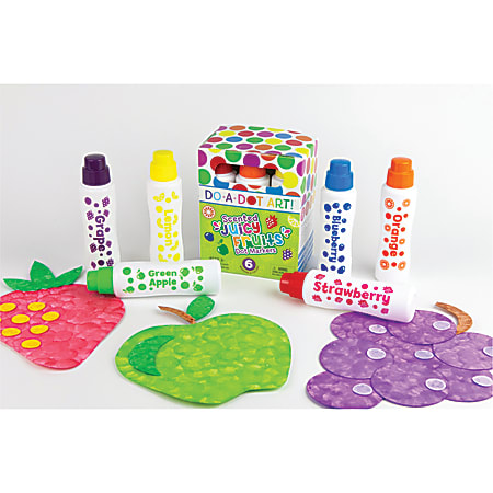 Do A Dot Art Scented Juicy Fruit Dot Markers Pack of 6 - Office Depot