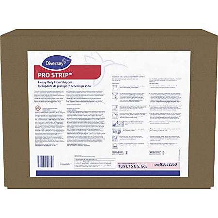 Diversey Pro Strip Heavy Duty Floor Stripper Cherry Almond Scent 5 ...