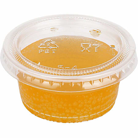 Genuine Joe 2 Oz Portion Cup Lids Transparent Case Of 2500 Lids ...