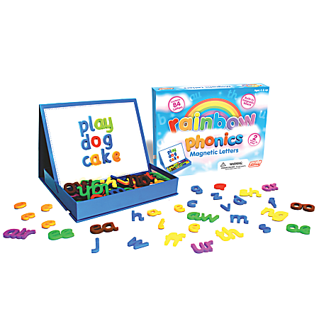 Junior Learning Rainbow Phonics Magnetic Letters Grades K 2 Set Of 85 Pieces - Office Depot