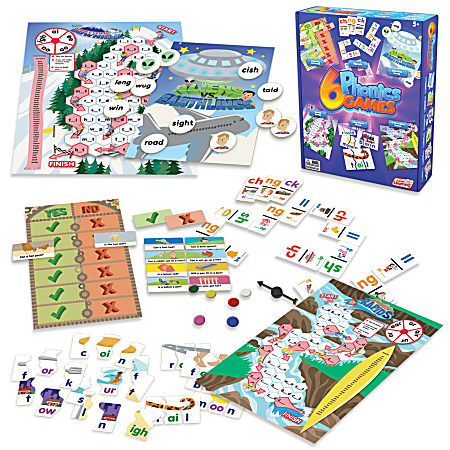 Junior Learning 6 Phonics Games - Office Depot