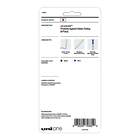 Uni Ball One Retractable Gel Pens Medium Point 0.7 mm White Barrel ...