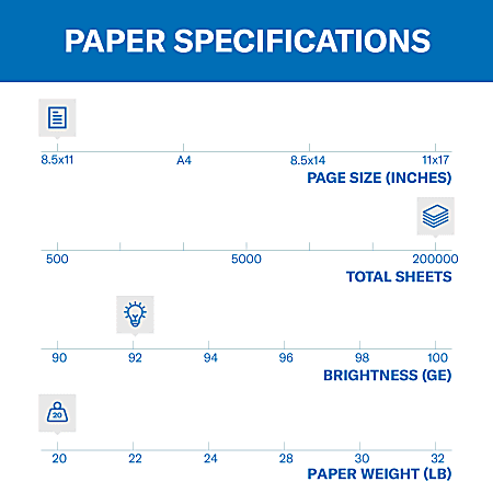 Hammermill Printer Copy Plus Copy Paper 400 Reams White Letter 8.5 x 11 ...