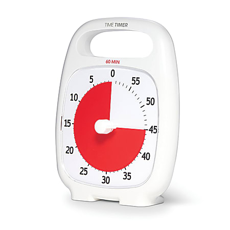 Time Timer PLUS®, 60 Minute, White