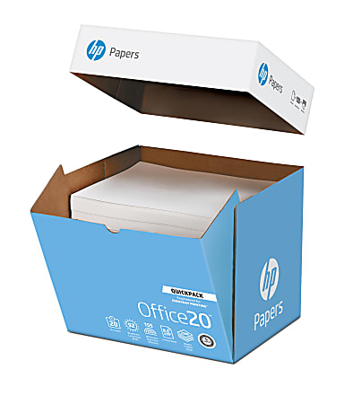 HP Office Quickpack Multi Use Printer Copy Paper 5 Reams White Letter 8 ...