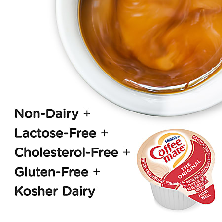 Coffee Mate Liquid Creamer Variety Pack Single Serve 0.375 Oz Pack Of ...