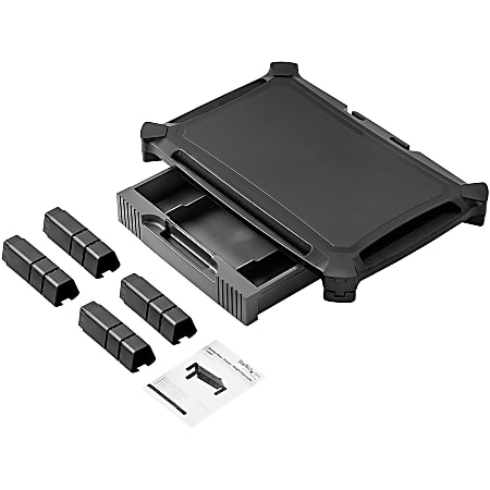 StarTech.com Adjustable Monitor Riser Large Drawer Monitors up to 32 ...