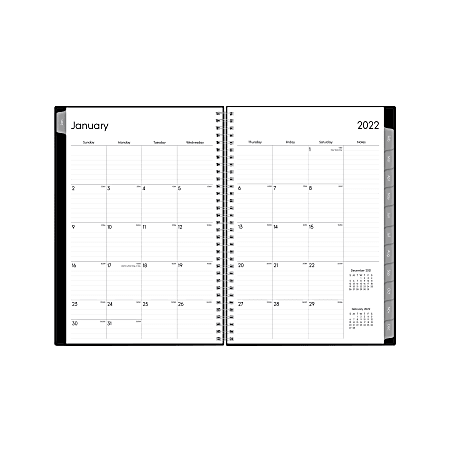 Blue Sky™ Monthly Planning Calendar, 7-7/8” x 11-7/8”, Enterprise ...