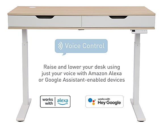 Realspace Smart Electric 48 W Height Adjustable Standing Desk ...