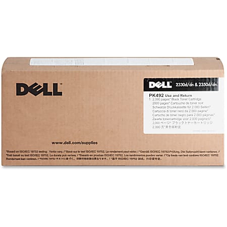 Dell PK492 Black Use And Return Toner Cartridge - Office Depot
