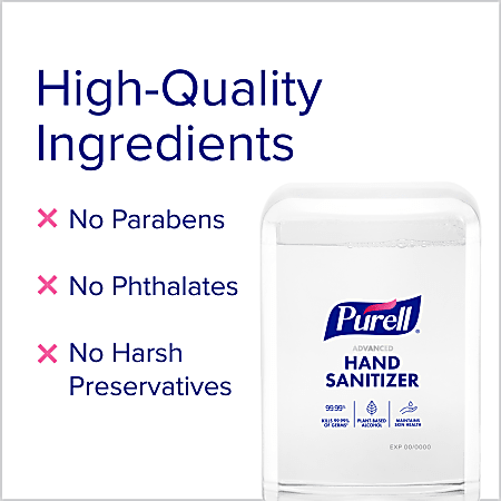 PURELL Advanced Hand Sanitizer Foam ES10 Refill Fragrance Free 1200 mL ...