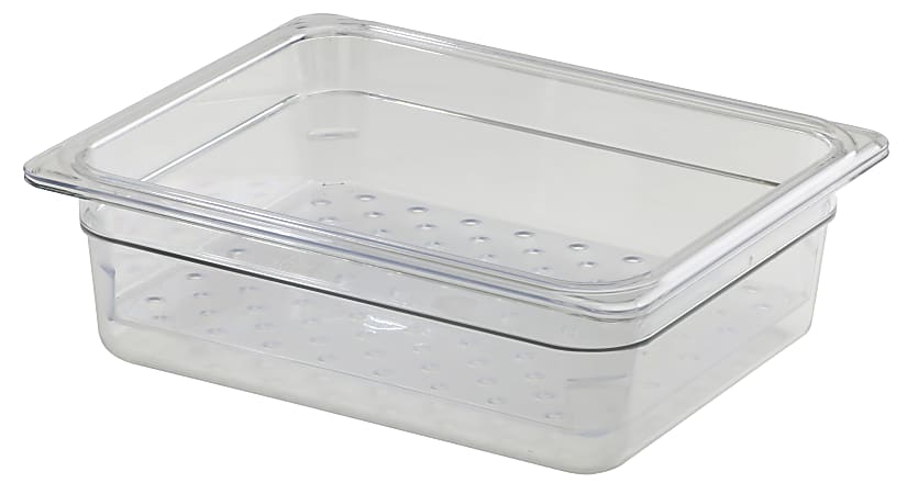 Cambro Camwear GN 12 Size 3 Colander Pans Clear Set Of 6 Pans - Office ...